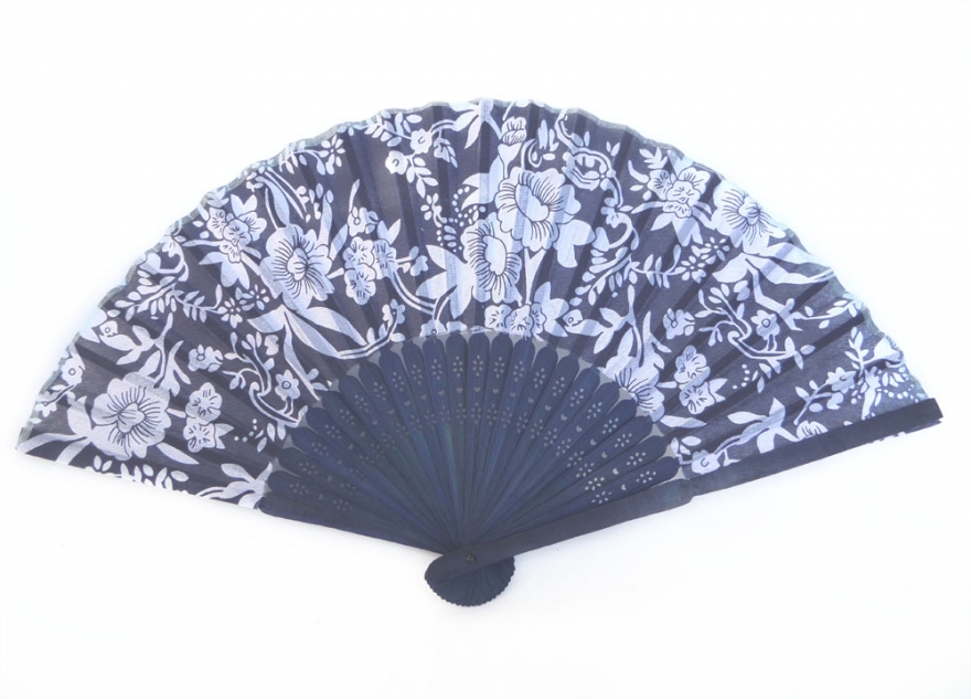 Japanese Style Cloth Hand Fan